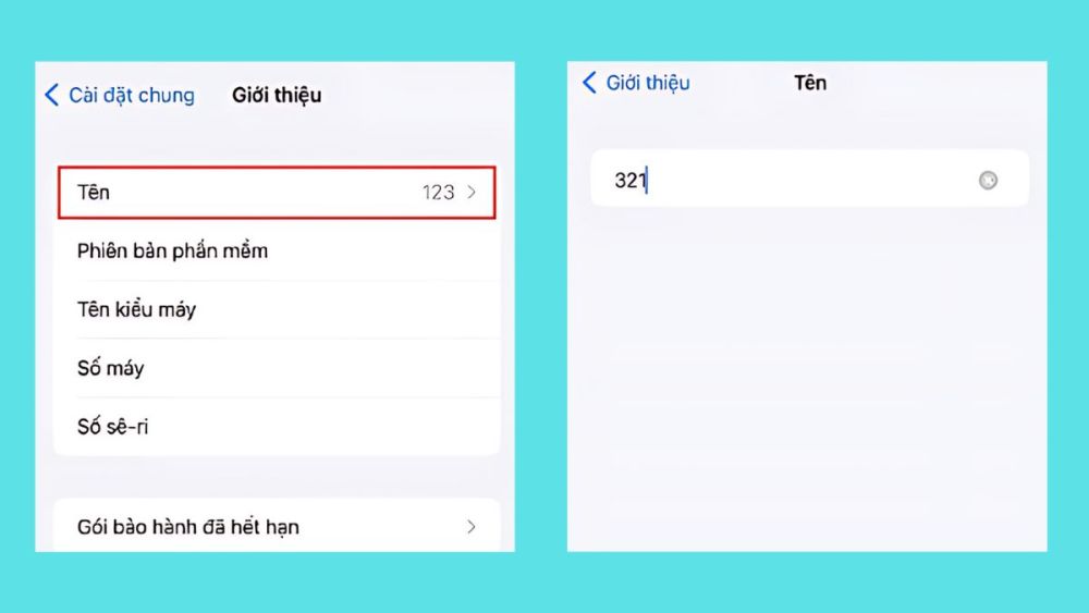 Hướng dẫn cách đổi tên Airdrop trên iPhone, iPad, Macbook